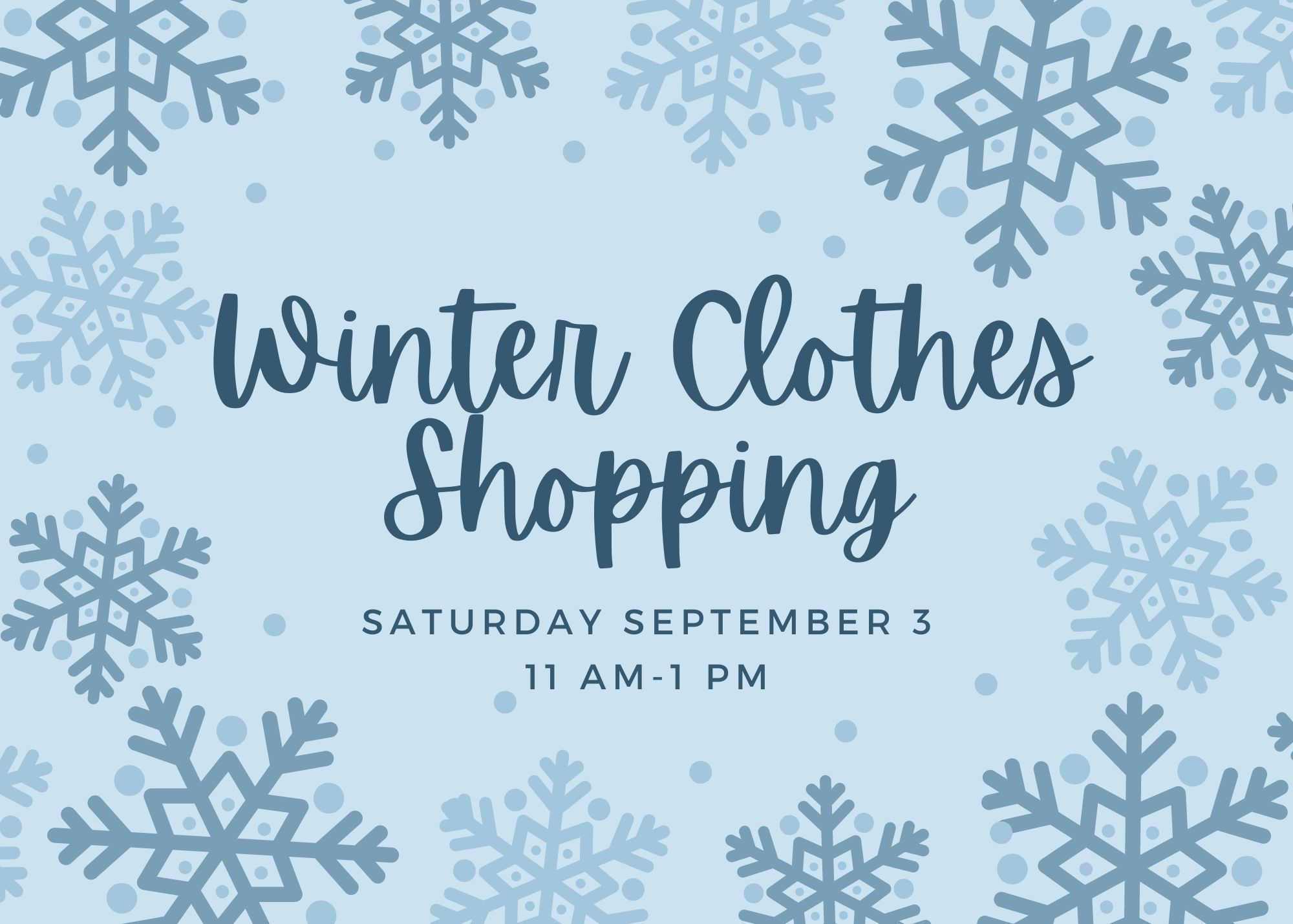 Winter Clothes Shopping – IFI at the Rochester Institute of Technology